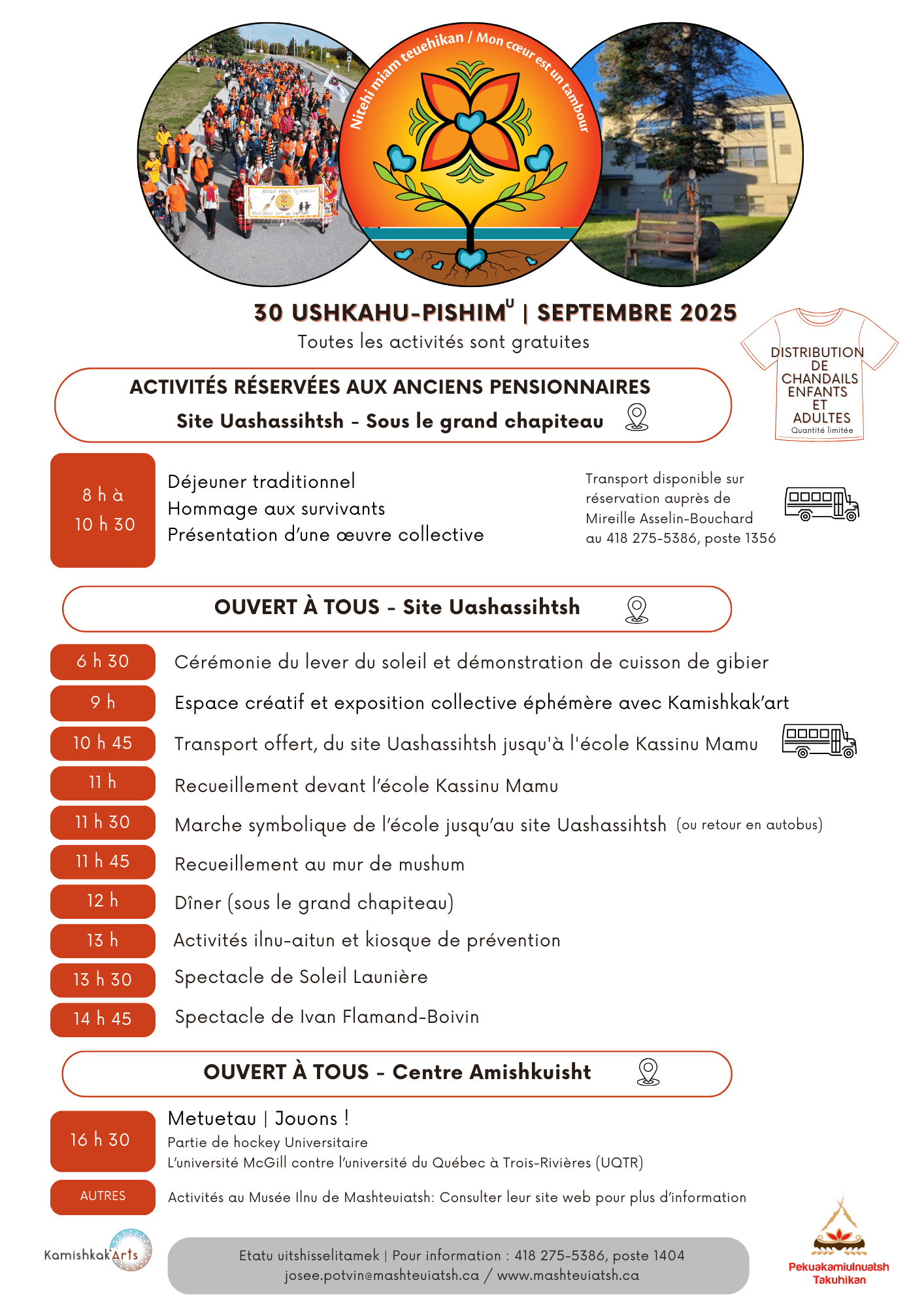 Journée nationale de la vérité et de la réconciliation 2025 - Mashteuiatsh